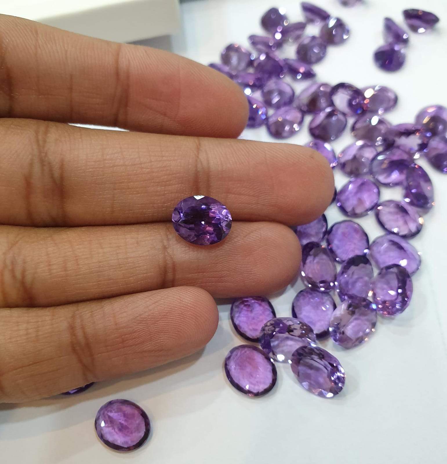 10 Pcs Natural Amethyst Calibrated Sizes Top Quality – The LabradoriteKing