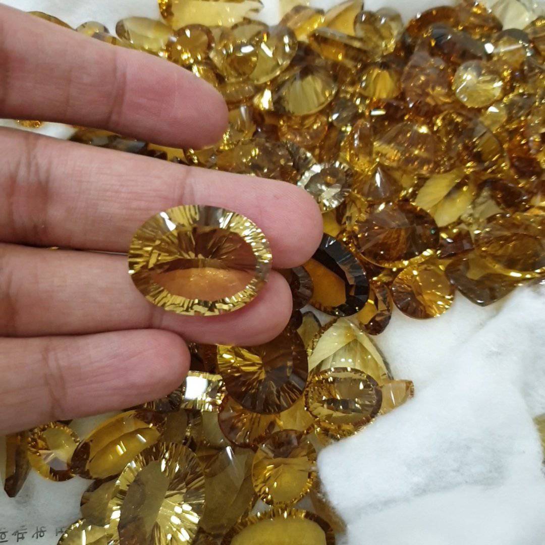 10 Pcs Natural Yellow Quartz Three Dimension Cut Lot – The LabradoriteKing