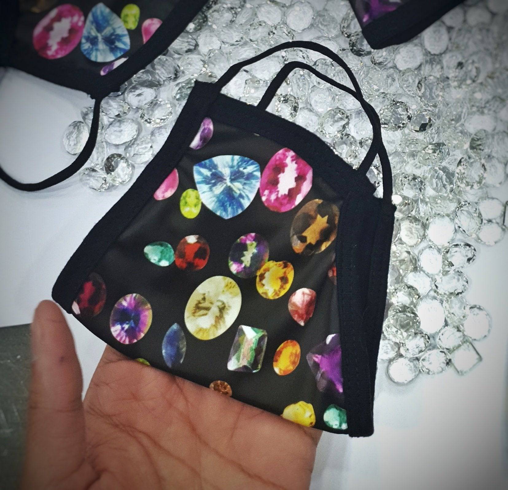 Gemstone Print Mask 4.99$ – The LabradoriteKing