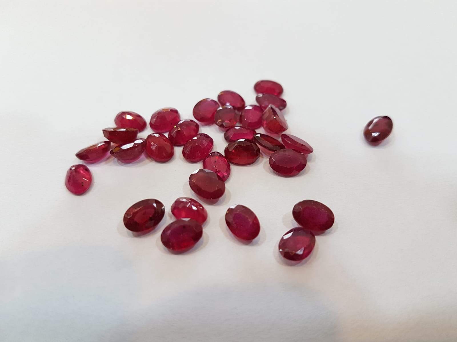 Natural Ruby Oval 7x5mm 6 pcs Lot Heated – The LabradoriteKing